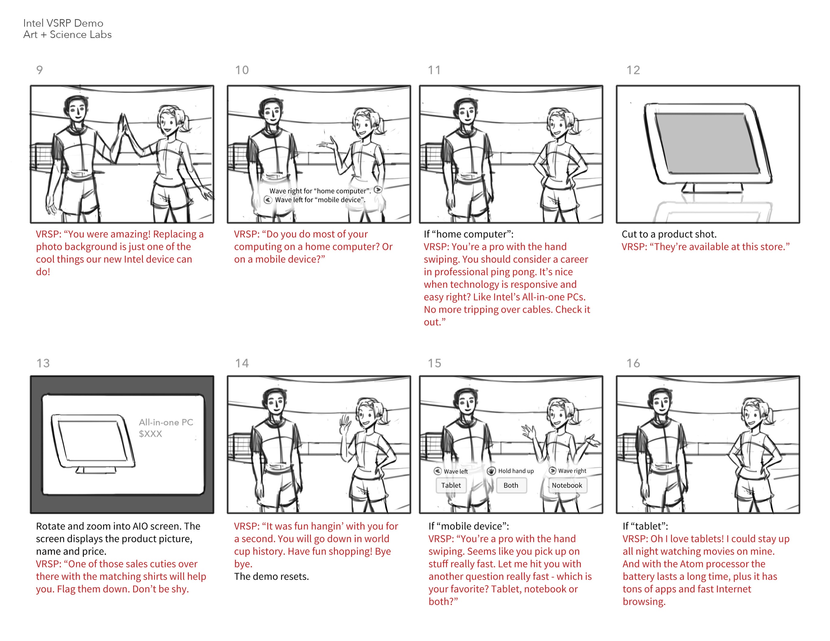 Intel Demo Storyboard – Connie Chang